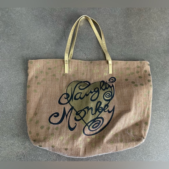 naughty monkey | Bags | Naughty Monkey Tote Bag | Poshmark